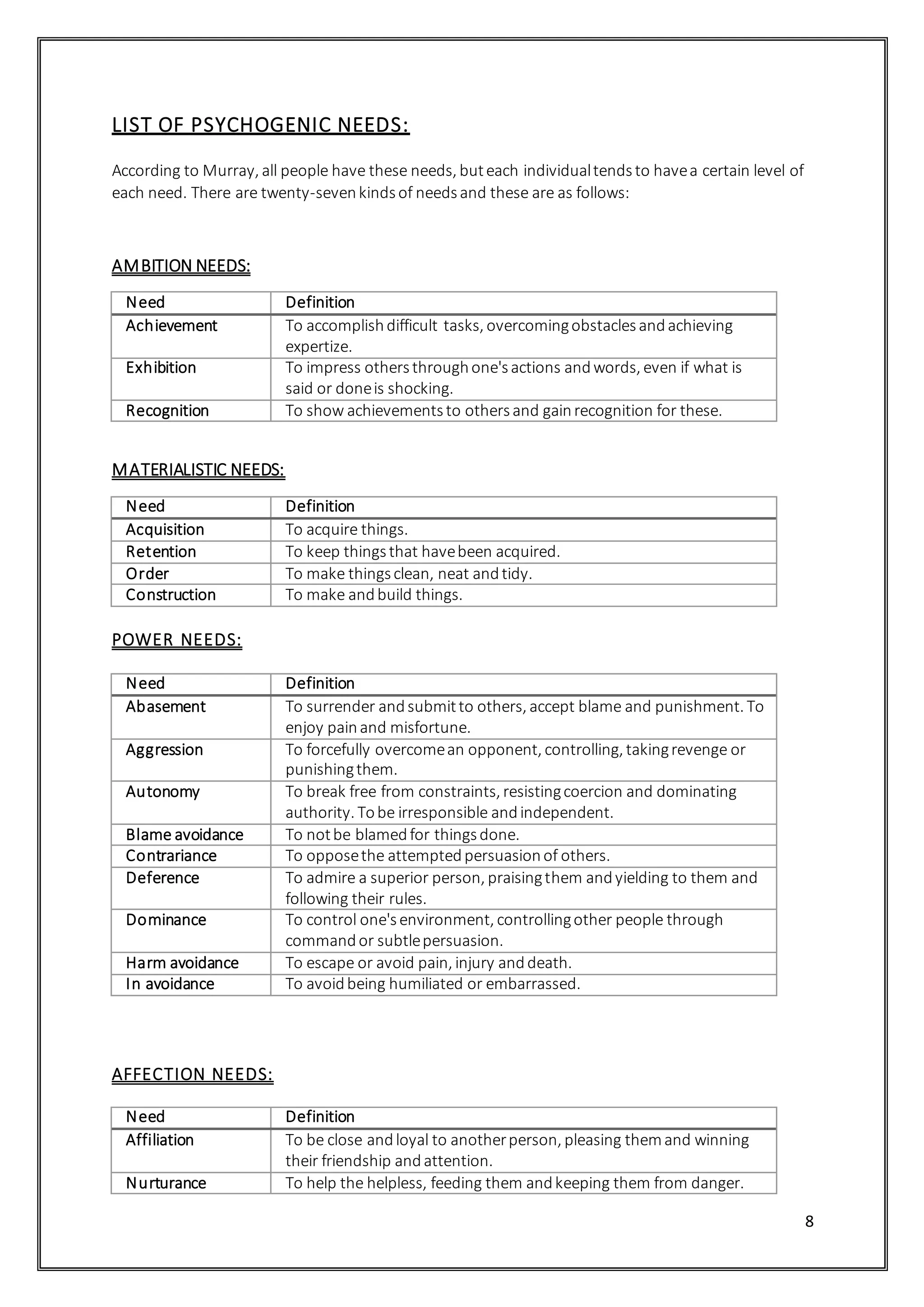 Henry murray | DOCX