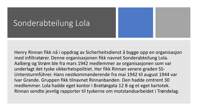 Henry Oliver Rinnan | PPT