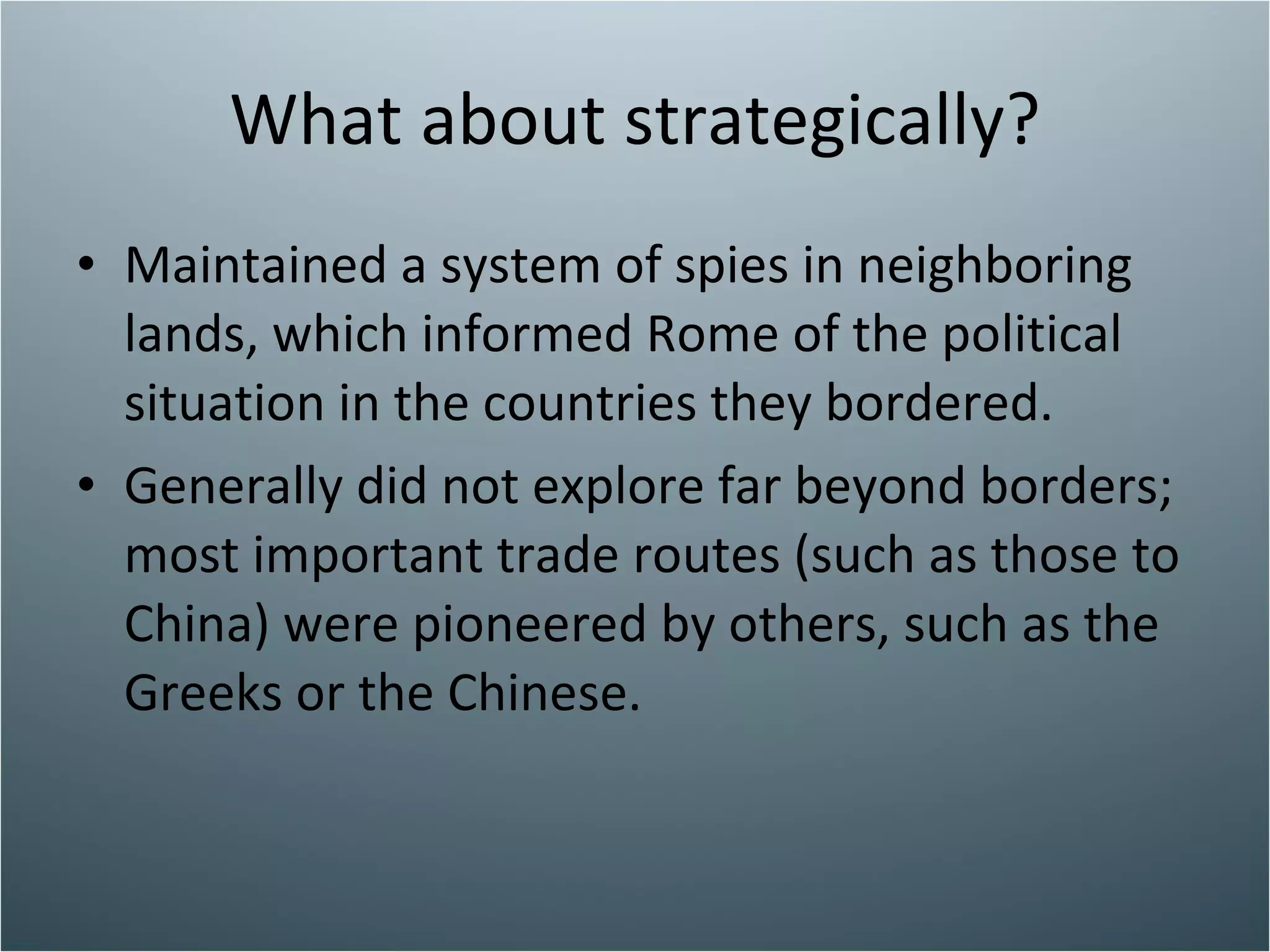 Session 6: Explorers in Ancient Rome, by Henry Gruber | PPT