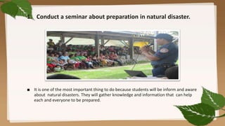 How to be prepared for natural disasters? | PPTX
