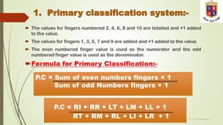 The Henry Classification system is a method used in fingerprint identification. | PDF