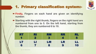 The Henry Classification system is a method used in fingerprint identification. | PDF