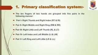 The Henry Classification system is a method used in fingerprint identification. | PDF