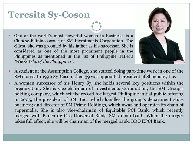 Henry sy | PPTX | Business | Business and Finance