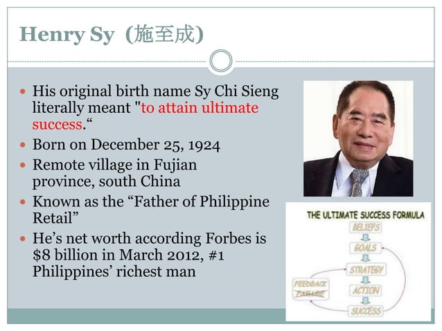 Henry sy | PPTX | Business | Business and Finance