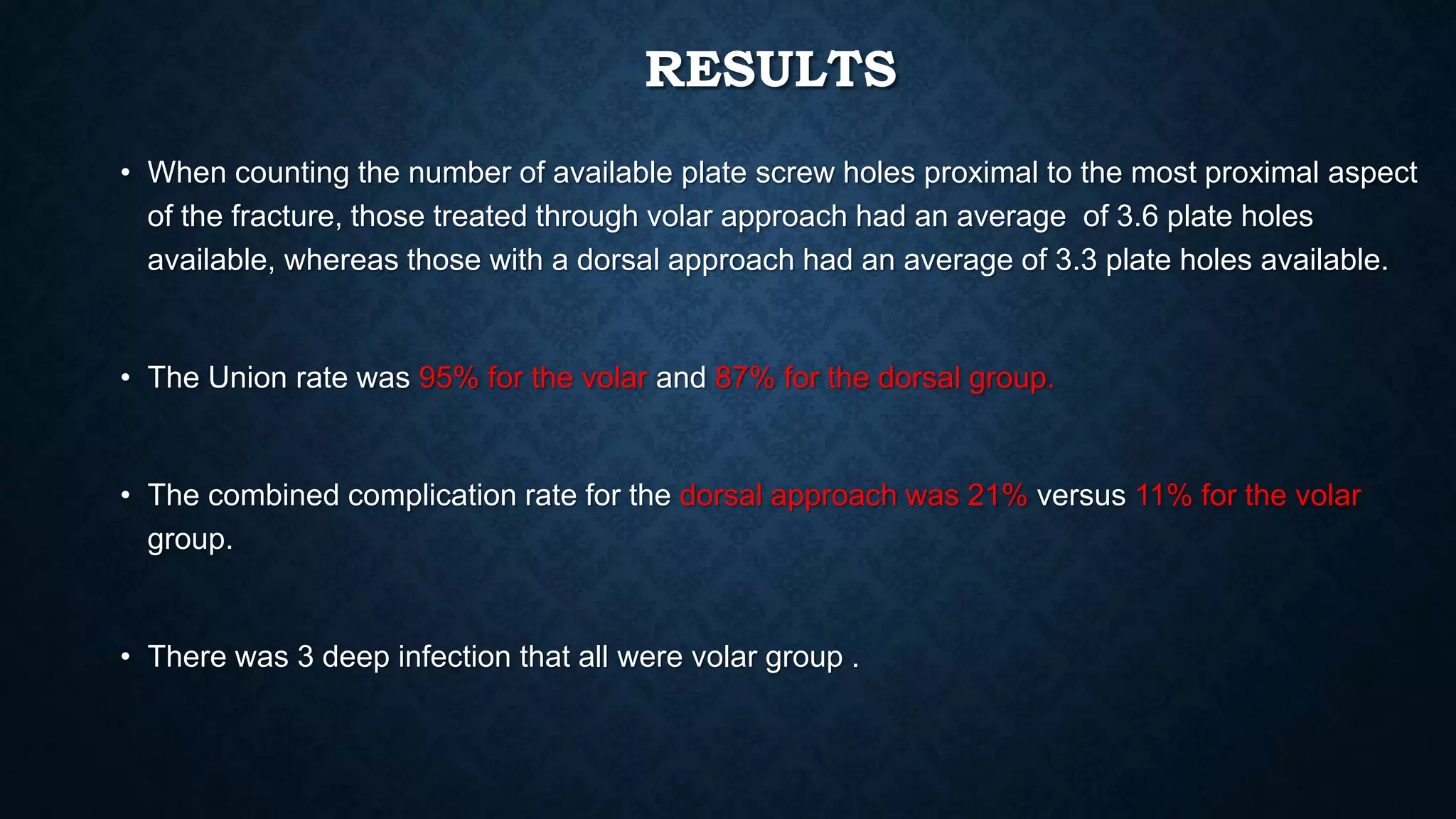 Henry versus thompson approach for fixation of proximal third radial ...