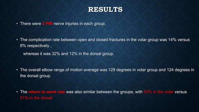 Henry versus thompson approach for fixation of proximal third radial ...