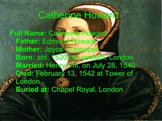 Henry Viii And His Six Wives | PPT