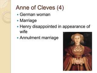 Henry viii and his six wives ppt | PPTX