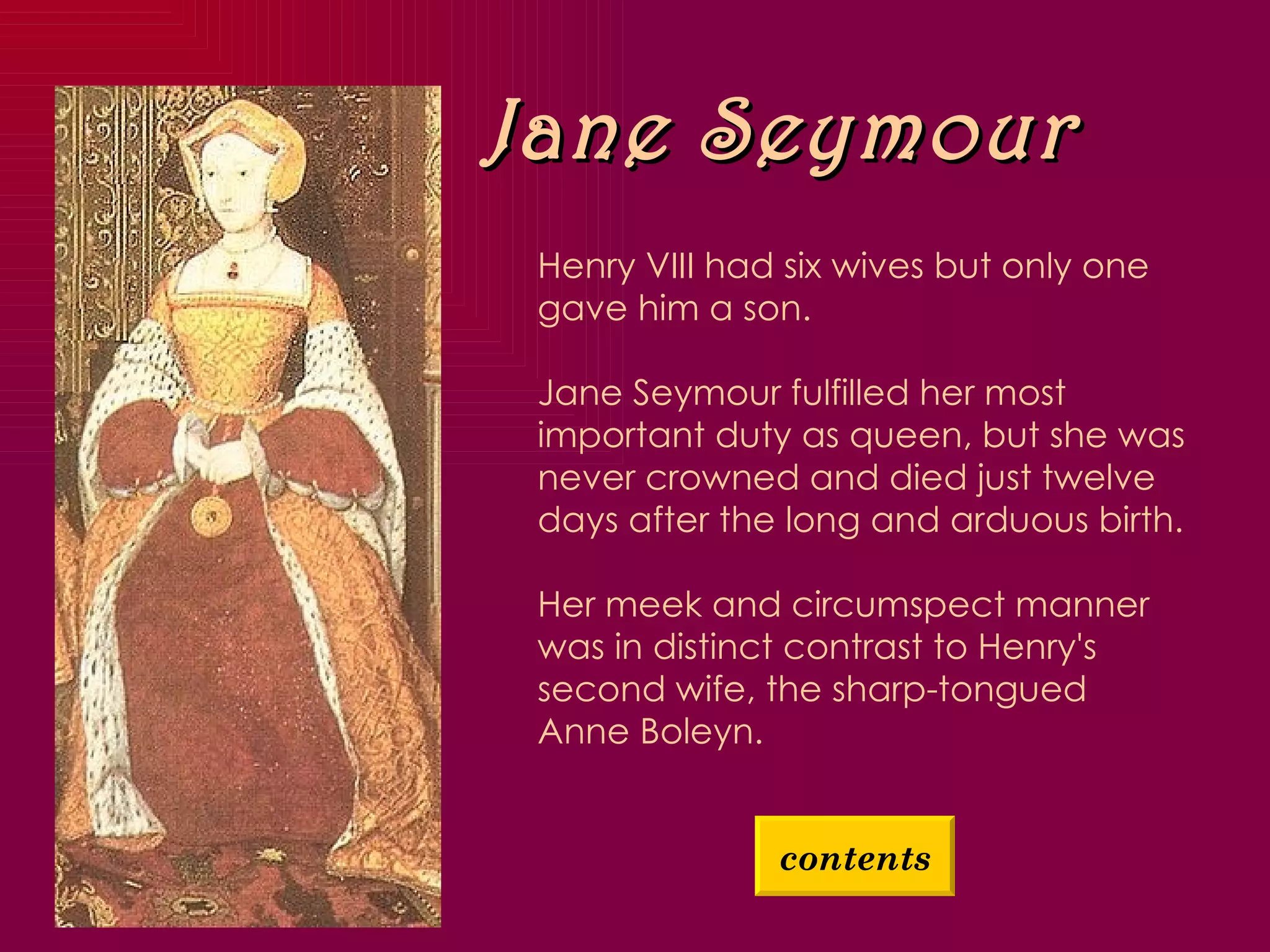 Henry VIII and his wives | PPT