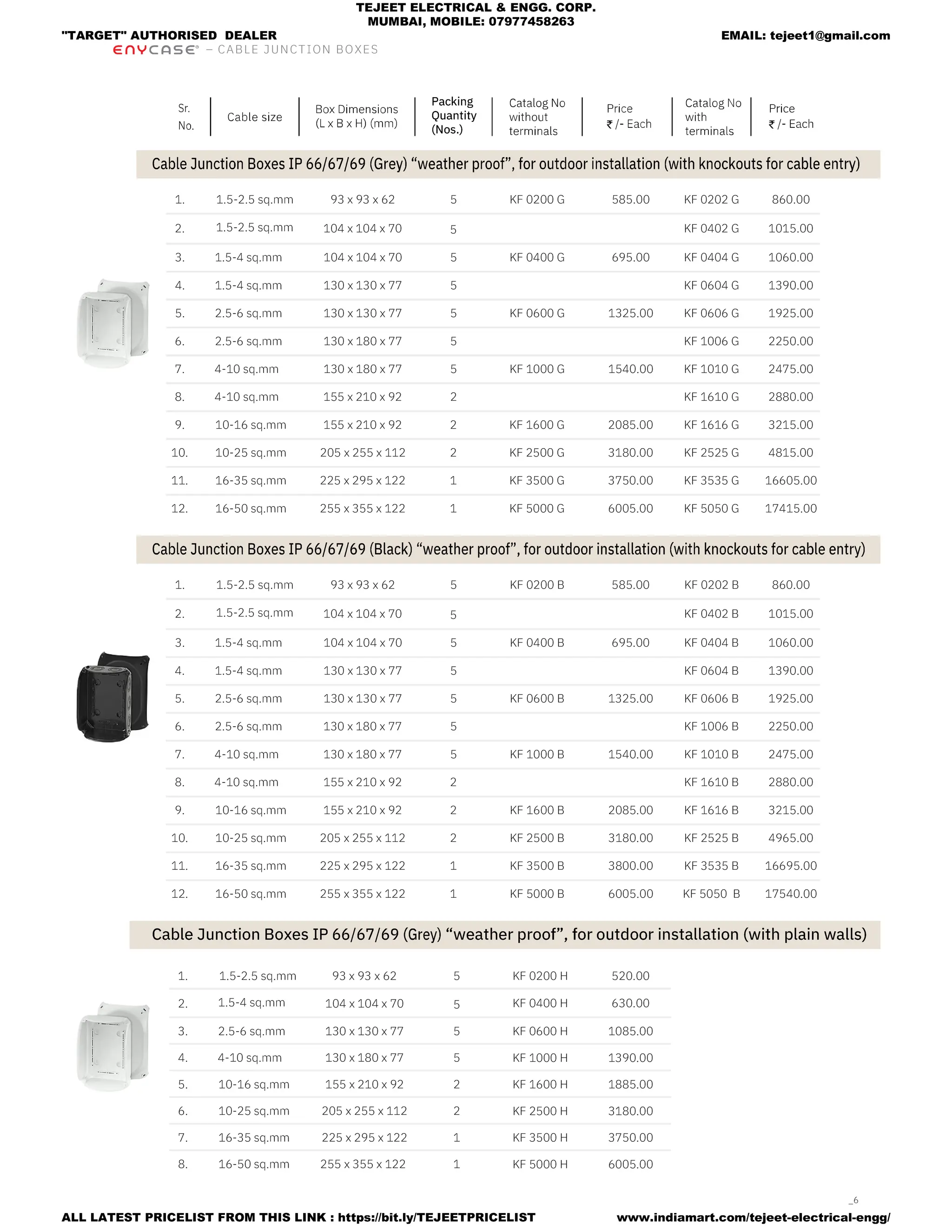 HENSEL JUNCTION BOX PRICE LIST wef 15-04-2024.pdf