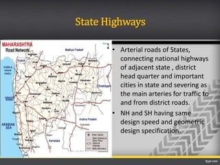 Importance and Classification of Road | PPTX