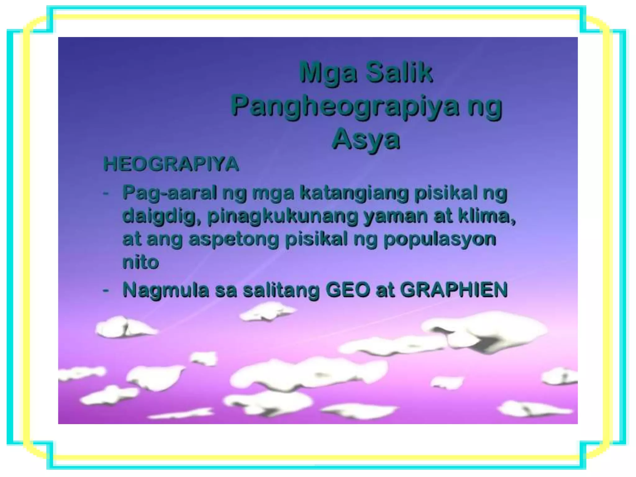 Heograpiya ng asya | PPTX