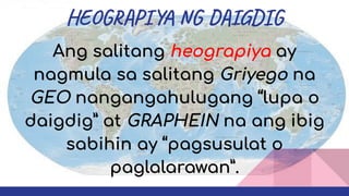 Araling Panlipunan 8-Heograpiya ng daigdig | PDF