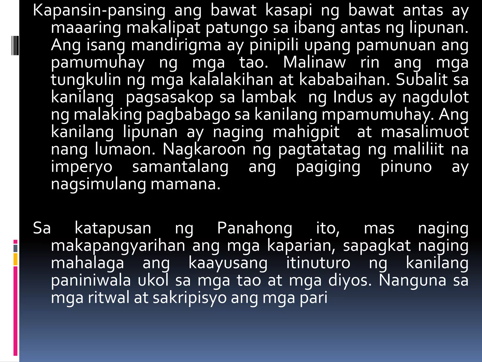 Heograpiya ng indus kabihasnang indus - pagbuo ng mga kaharian | PPTX