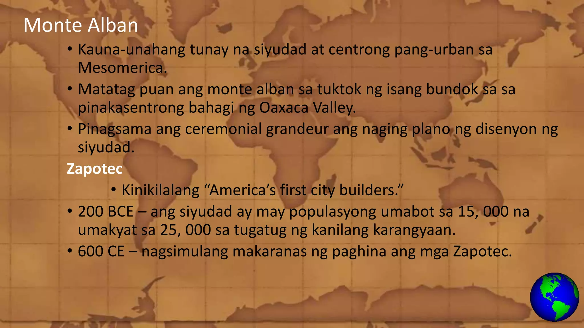Heograpiya ng mesoamerica at timog america | PPTX