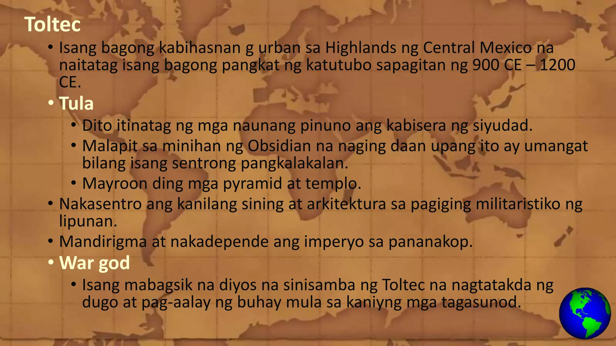 Heograpiya ng mesoamerica at timog america | PPTX