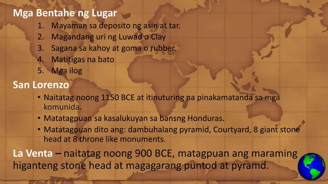 Heograpiya ng mesoamerica at timog america | PPTX