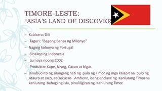 ARALIN 5: HEOGRAPIYA NG TIMOG - SILANGANG ASYA | PPTX