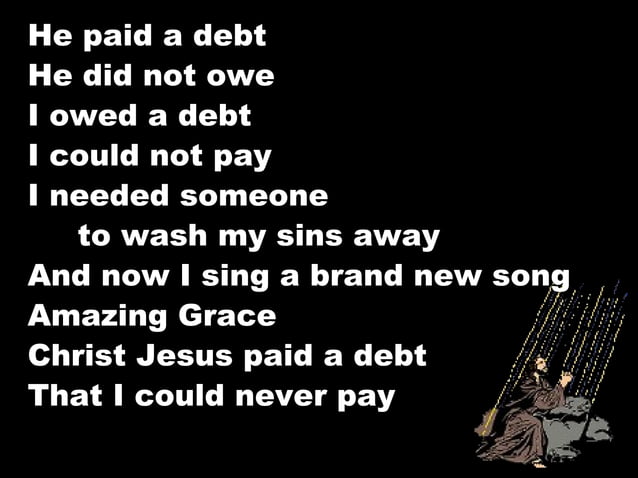 He Paid A Debt | PPS