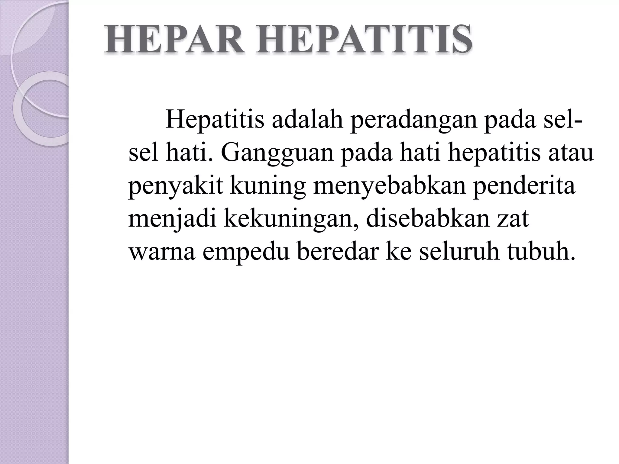 Hepar hepatitis & cirrhosis hepatis | PPTX