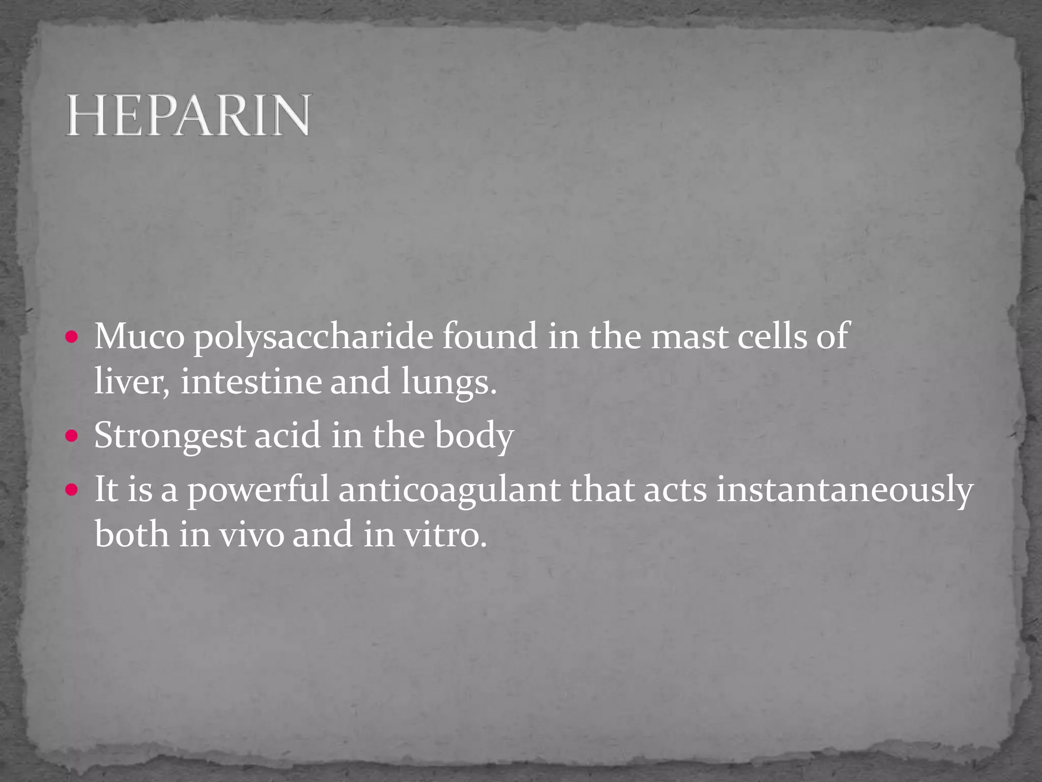 Heparin | PPTX