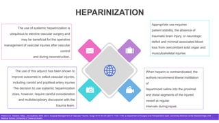 heparinisation in patient pasca repair vasculare.pptx