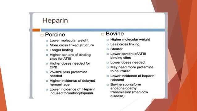 A Study: Heparins in CTVS in detail.pptx | Blood Disorders | Diseases and Conditions