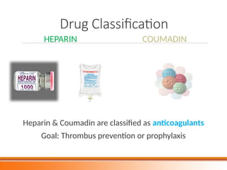Anticoagulant agents: Heparin and Coumadin.pptx