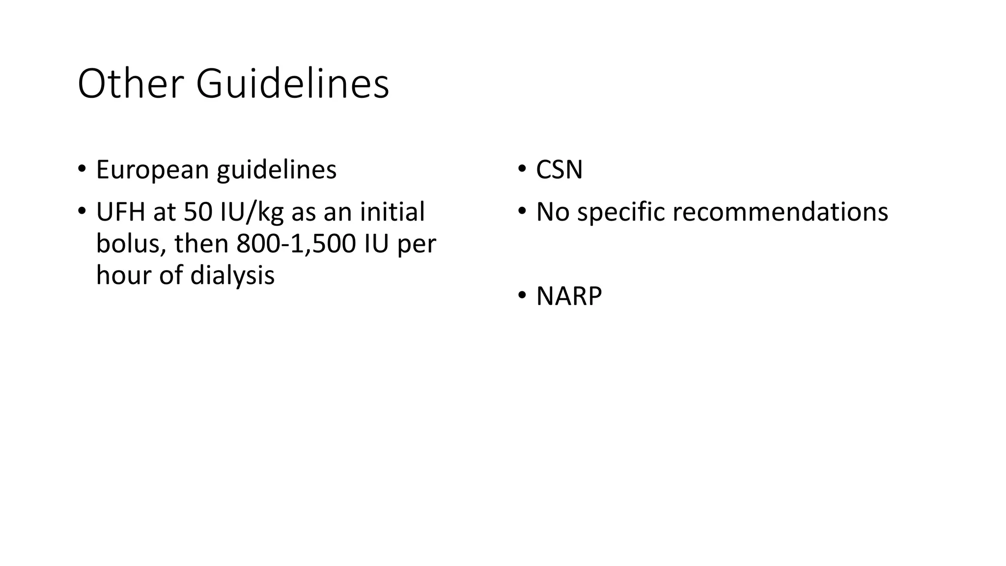 Heparin and dialysis – hhd and pd | PPTX