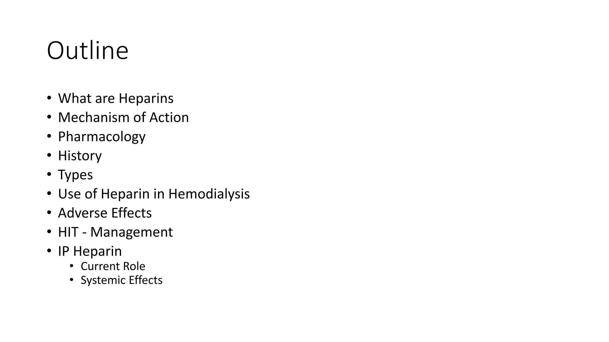 Heparin and dialysis – hhd and pd | PPTX