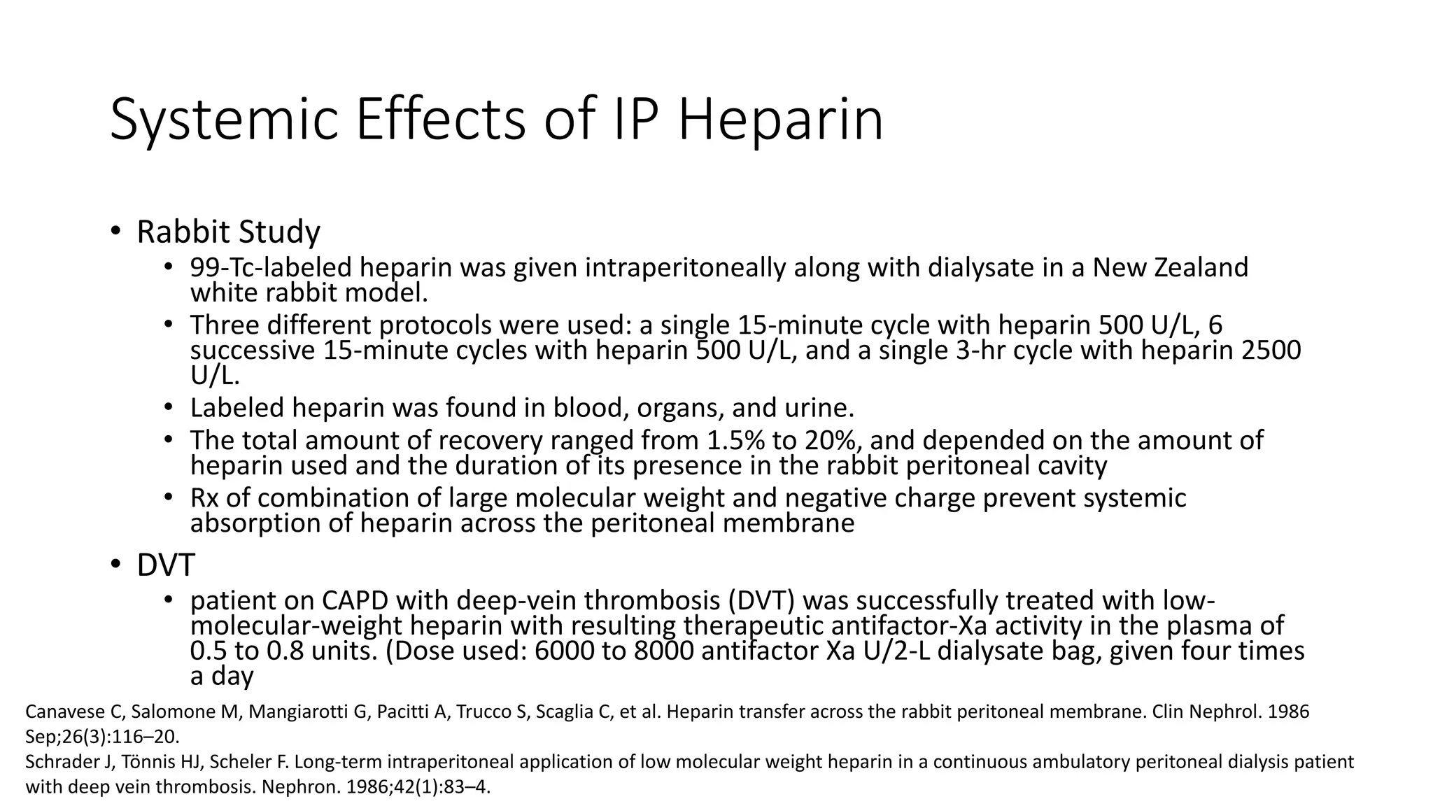 Heparin and dialysis – hhd and pd | PPTX