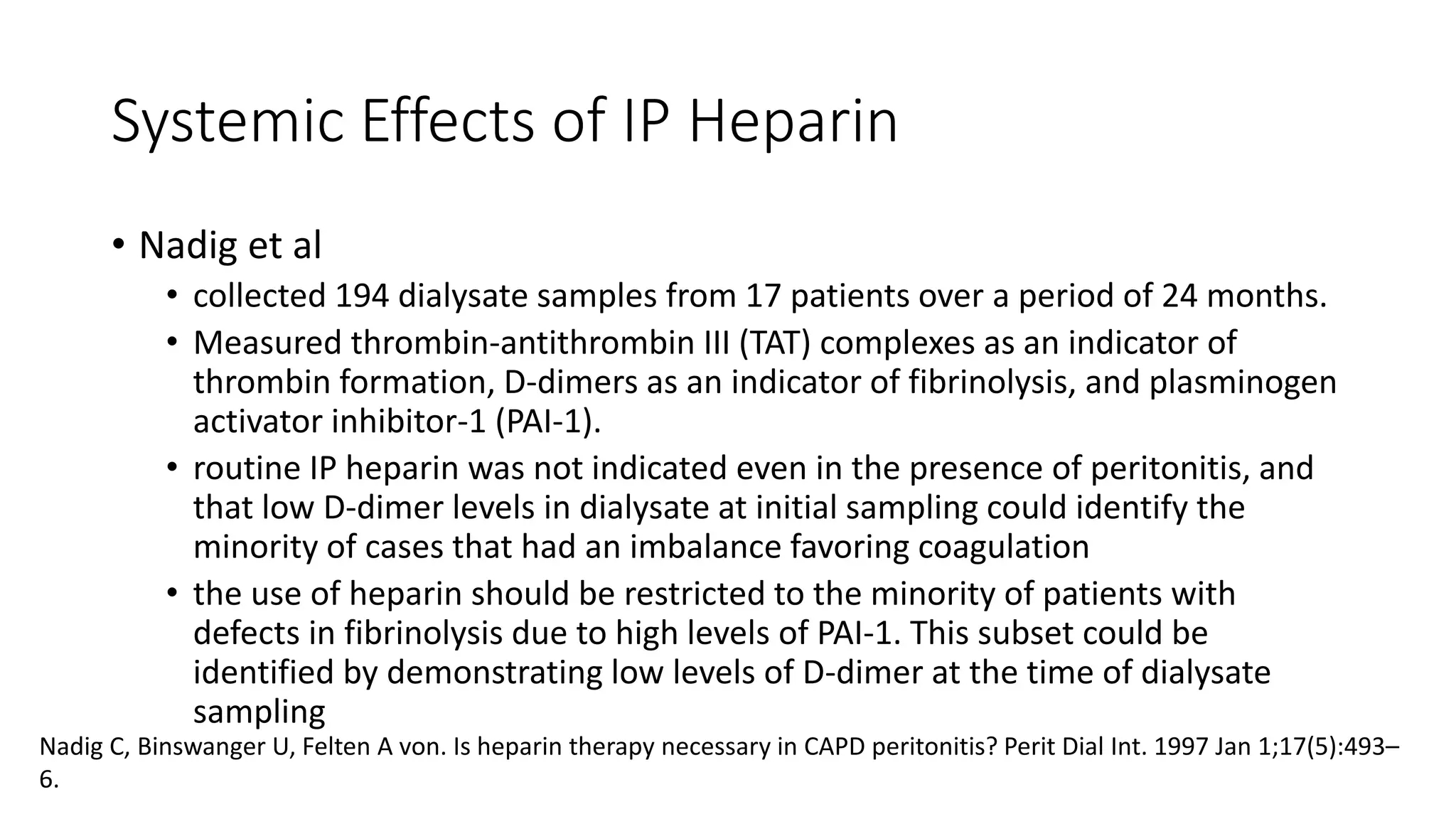 Heparin and dialysis – hhd and pd | PPTX