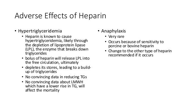 Heparin and dialysis – hhd and pd