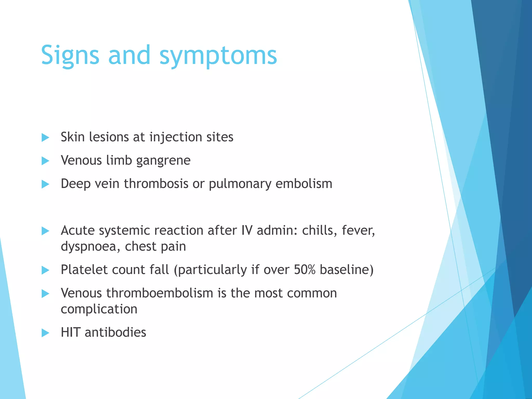 Heparin induced thrombocytopaenia: HIT | PPSX