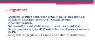 Heparin induced thrombocytopenia. | PPTX