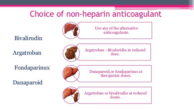 Heparin induced thrombocytopenia.
