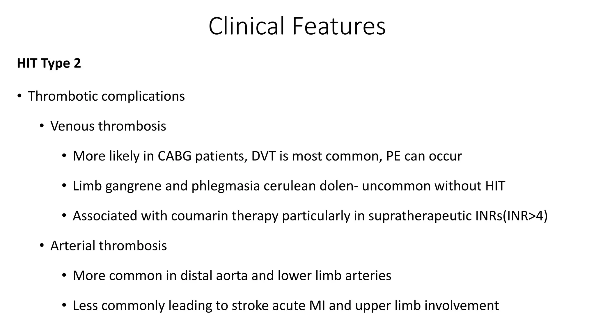 Heparin induced thrombocytopenia(hit) | PPTX