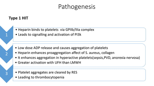 Heparin induced thrombocytopenia(hit) | PPTX
