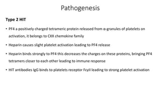 Heparin induced thrombocytopenia(hit) | PPTX