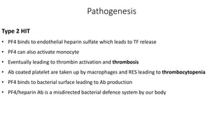 Heparin induced thrombocytopenia(hit) | PPTX