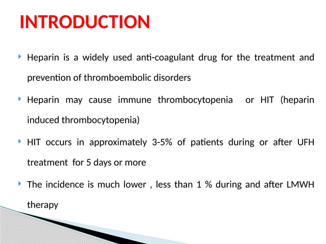 HEPARIN INDUCED THROMBOCYTOPENIA NISU.pptx