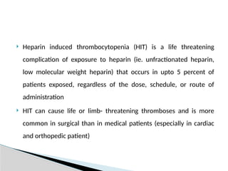 HEPARIN INDUCED THROMBOCYTOPENIA NISU.pptx