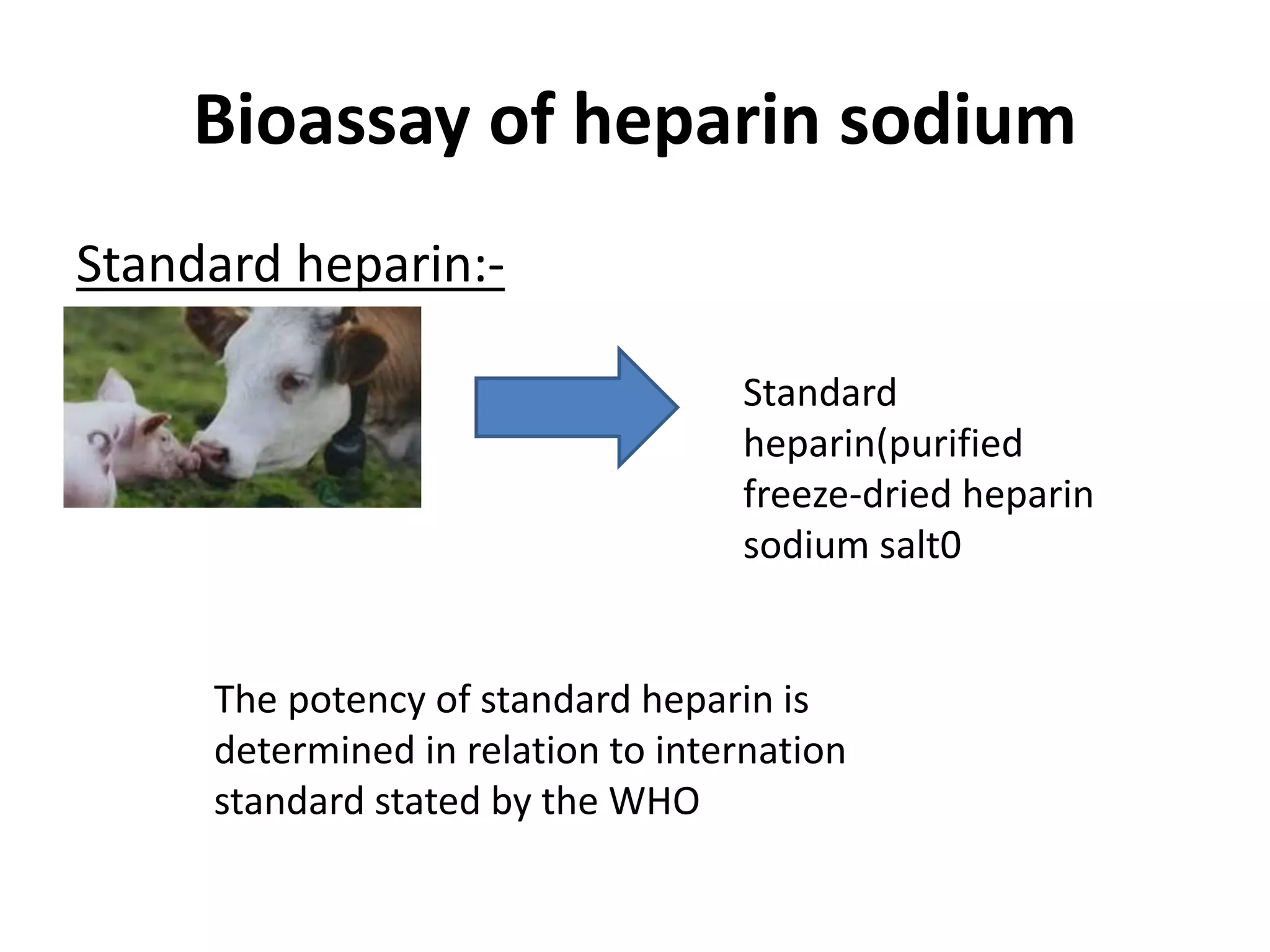 Heparin sodium bioassay | PPTX