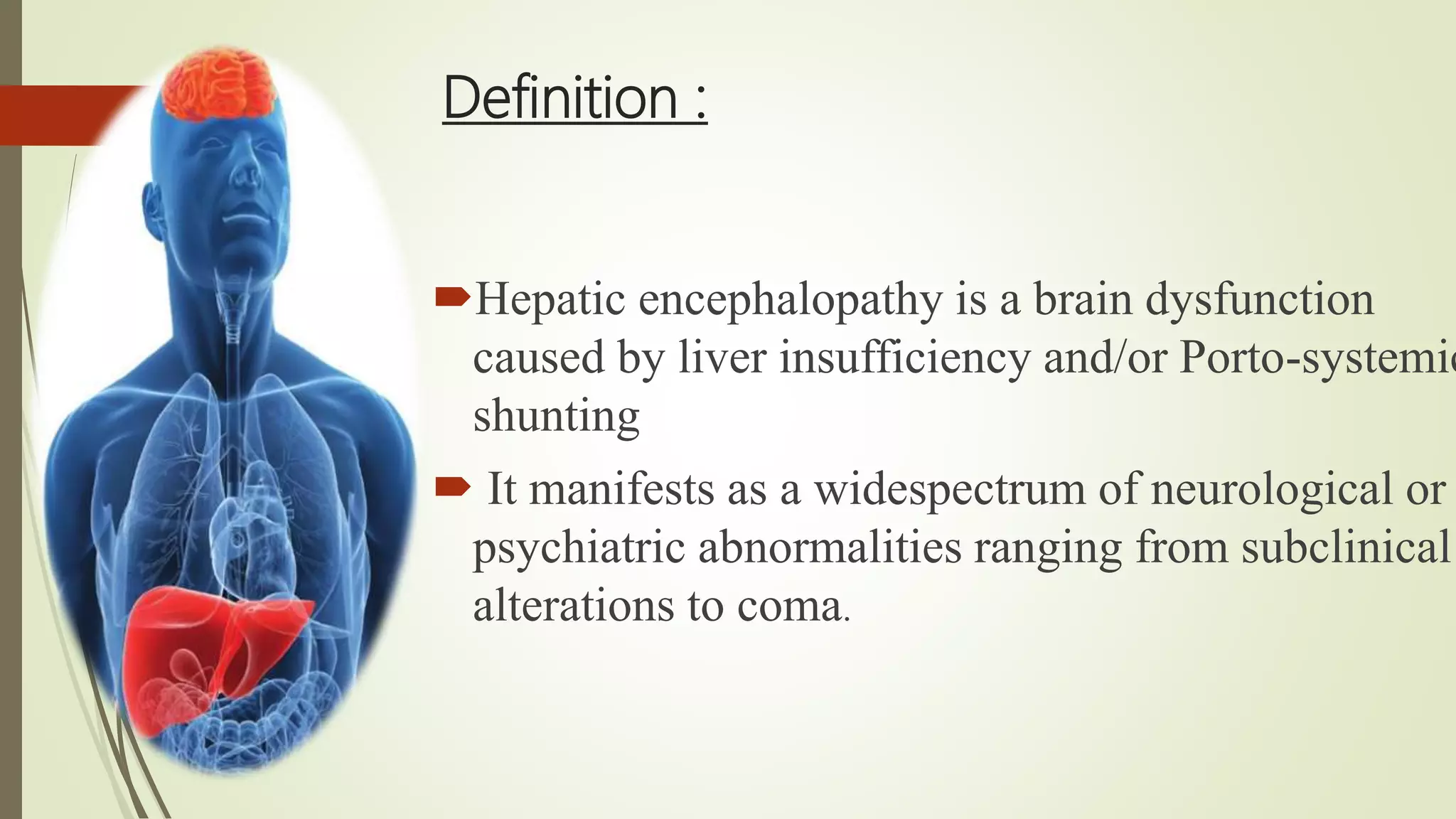 Hepatic Encephalopathy | PPTX | Brain and Nervous System Disorders ...