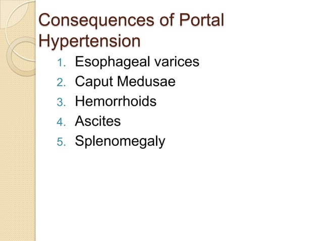 Portacaval Anastomosis | PPTX | Blood Disorders | Diseases and Conditions
