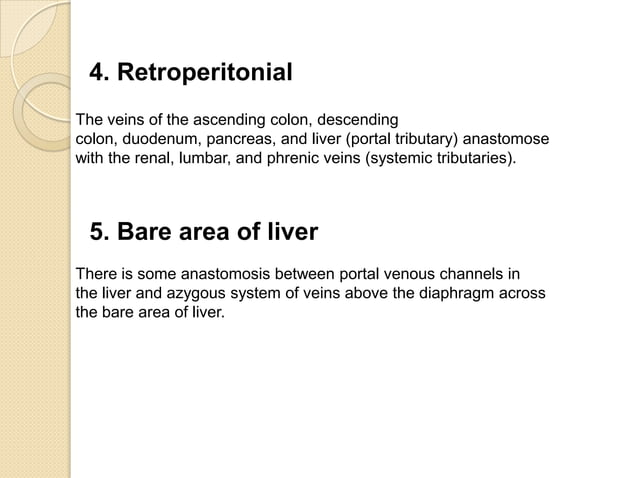 Portacaval Anastomosis | PPTX | Blood Disorders | Diseases and Conditions