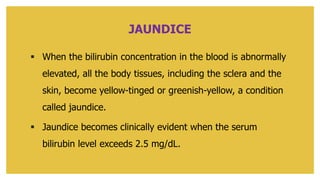 Hepatic disorder ! Cirrhosis, Jaundice | PPTX