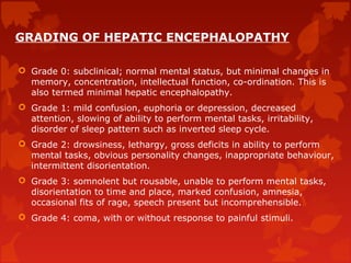 Hepatic encephalopathy | PPT