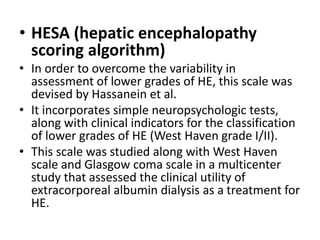 Hepatic encephalopathy | PPT